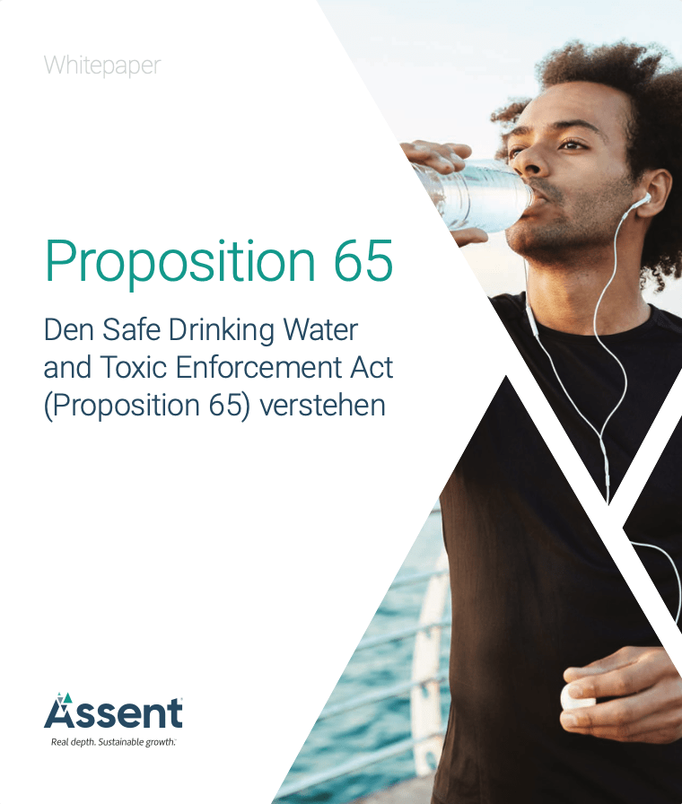 Proposition 65: Den Safe Drinking Water and Toxic Enforcement Act (Proposition 65) verstehen ...