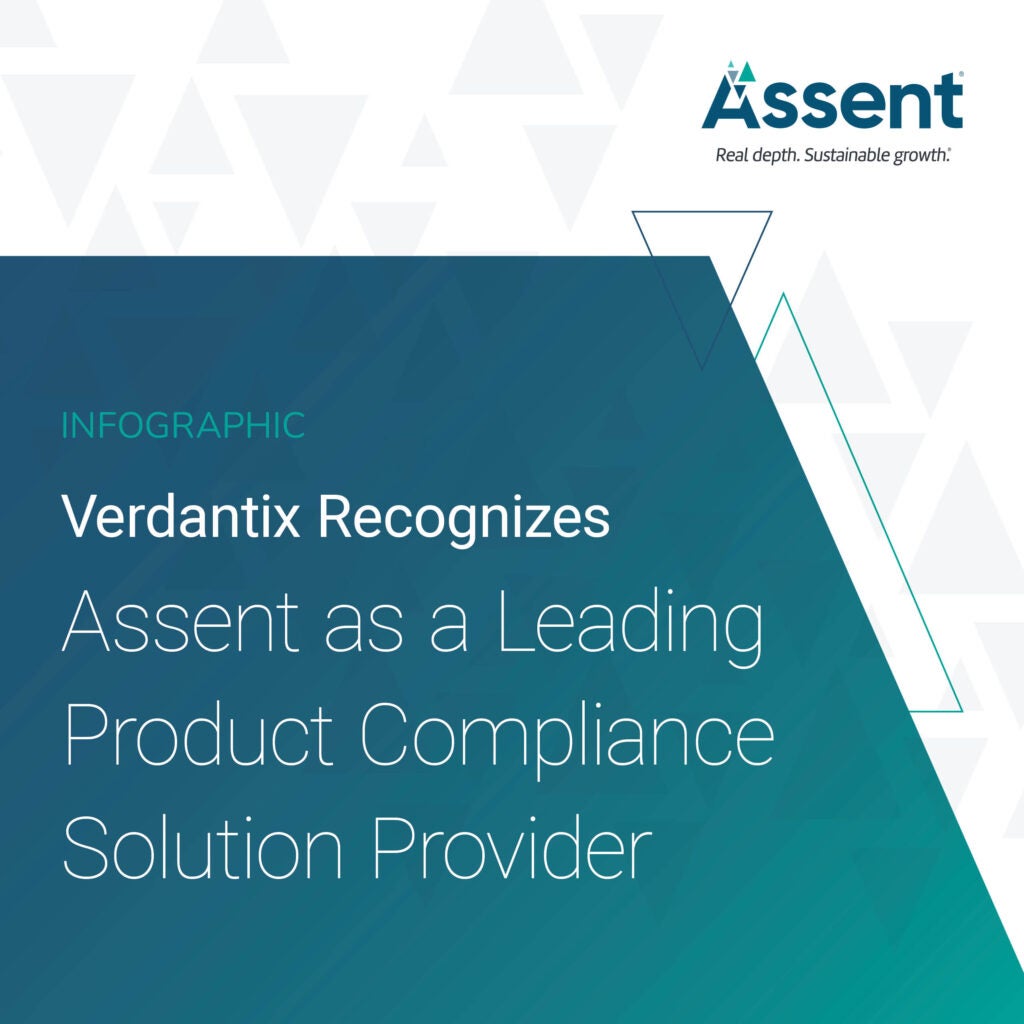 Verdantix Recognizes Assent as a Leading Product Compliance Solution ...