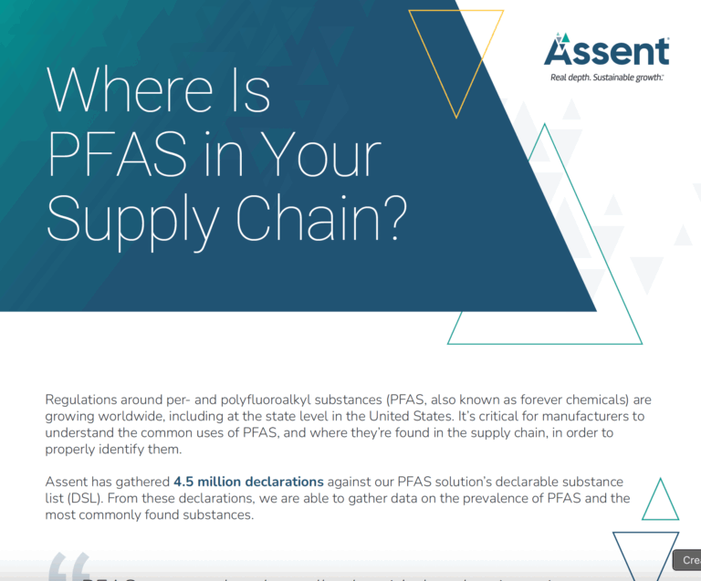 Where Is PFAS In Your Supply Chain? | Assent