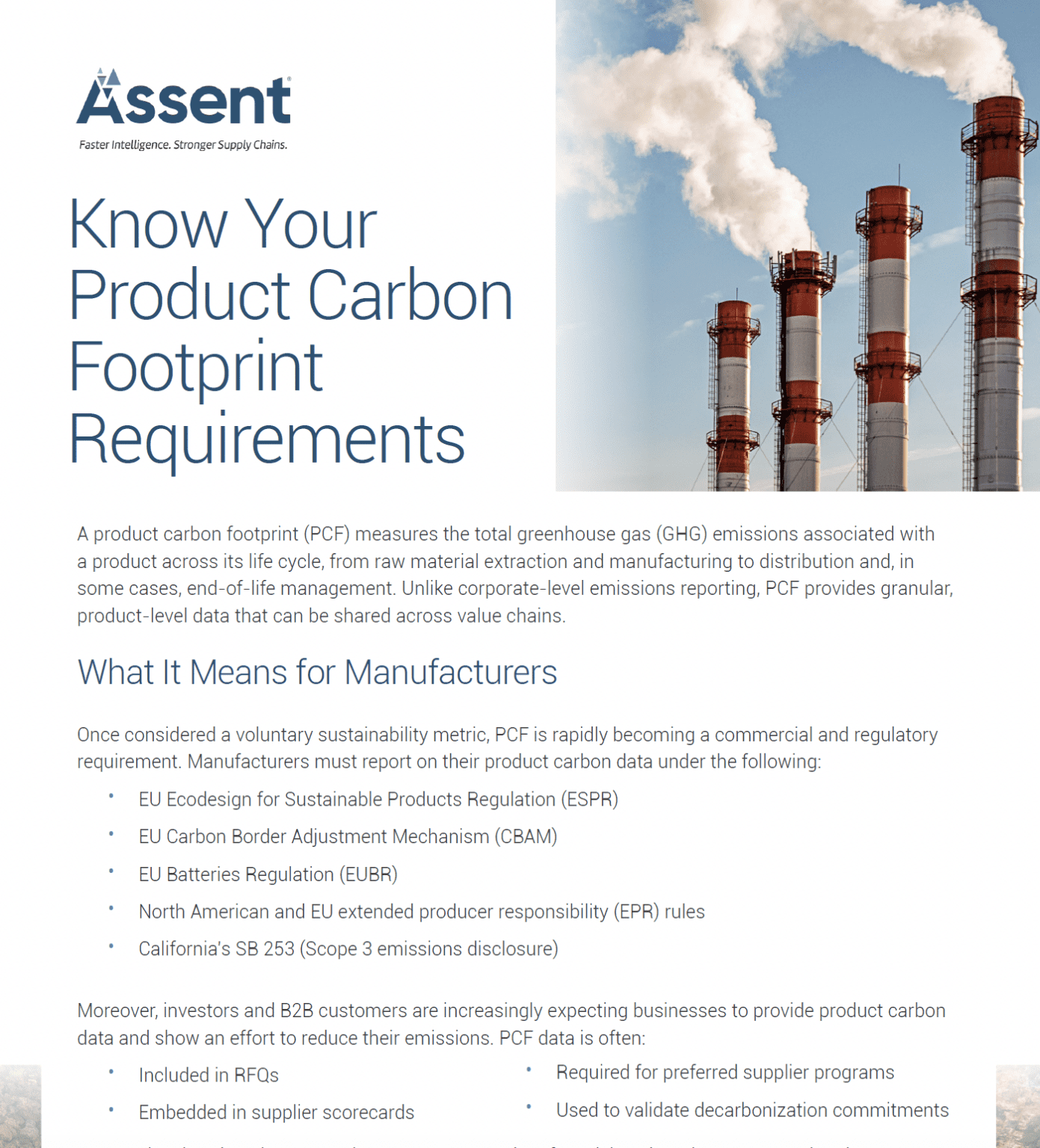 Know Your PCF Requirements | Assent